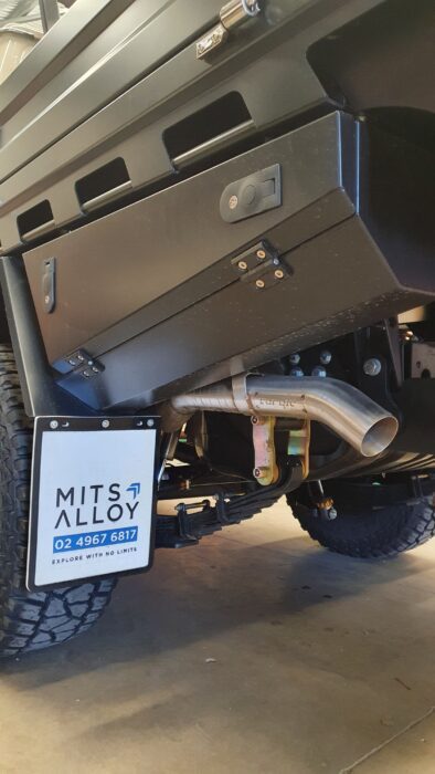 3.5 Inch Single Exit Exhaust for 79 Series 4.5L Landcruiser : Torqit